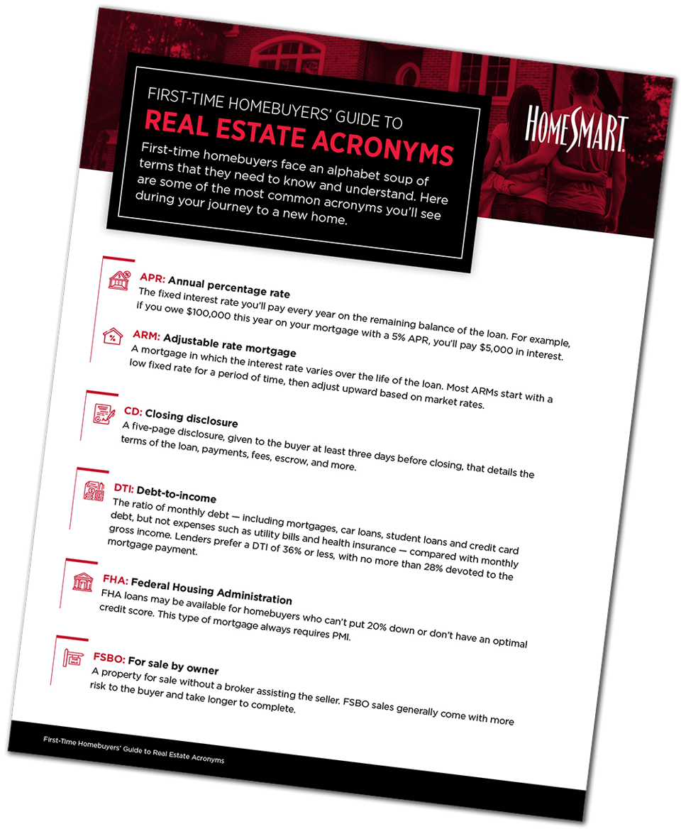 Your guide to real estate acronyms!